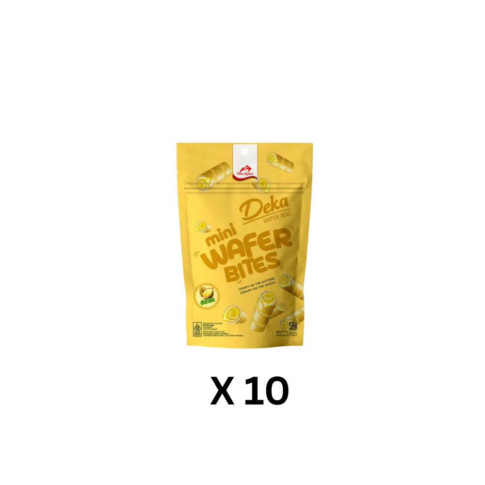Deka Durian Mini Wafer Bites 72G × 10 – CW EMART SDN BHD